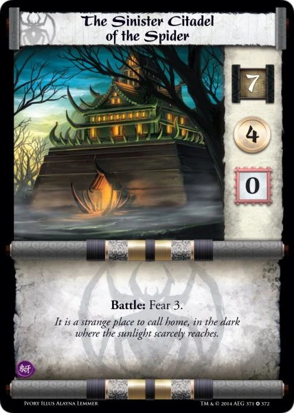 The Sinister Citadel of the Spider/card | L5r: Legend of the Five Rings ...