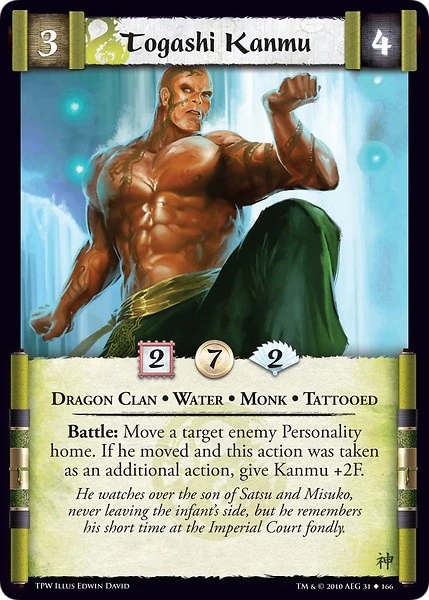 Togashi Kanmu/card | L5r: Legend of the Five Rings Wiki | Fandom