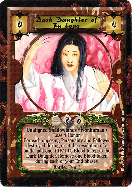 Dark Daughter of Fu Leng/card | L5r: Legend of the Five Rings Wiki | Fandom