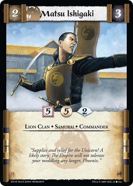 Matsu Ishigaki/card | L5r: Legend of the Five Rings Wiki | Fandom