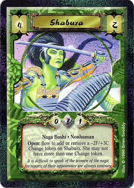 Shabura/card | L5r: Legend of the Five Rings Wiki | Fandom