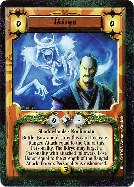 Ikiryo/card | L5r: Legend of the Five Rings Wiki | Fandom