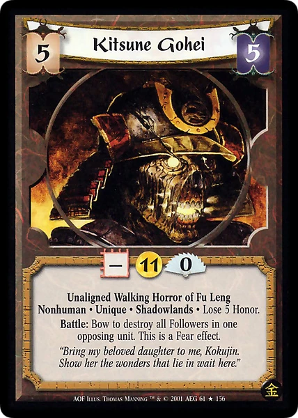 Kitsune Gohei/card | L5r: Legend of the Five Rings Wiki | Fandom