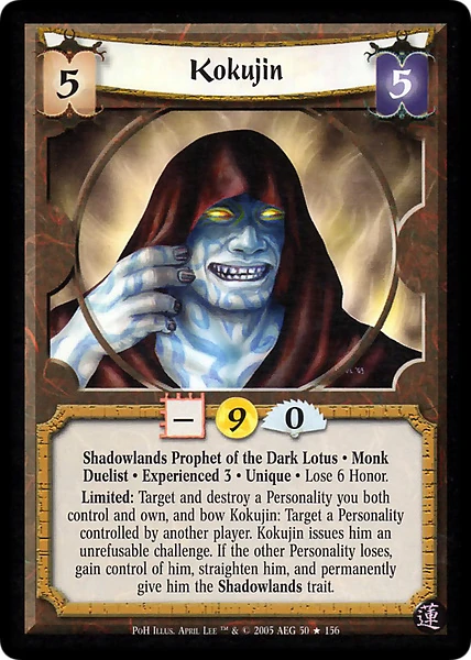 Kokujin Exp3/card | L5r: Legend of the Five Rings Wiki | Fandom