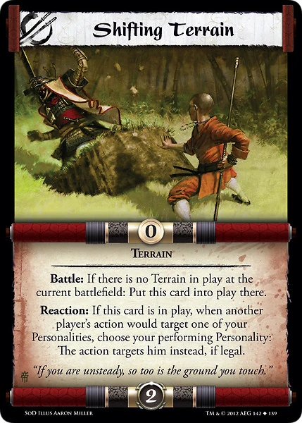 Shifting Terrain/card | L5r: Legend of the Five Rings Wiki | Fandom