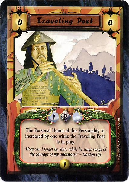 Traveling Poet/card | L5r: Legend of the Five Rings Wiki | Fandom