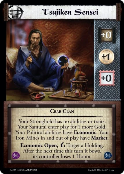 Tsujiken Sensei/card | L5r: Legend of the Five Rings Wiki | Fandom