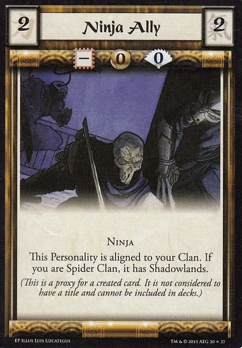Ninja Ally/card | L5r: Legend of the Five Rings Wiki | Fandom