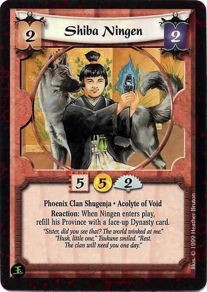 Shiba Ningen/card | L5r: Legend of the Five Rings Wiki | Fandom