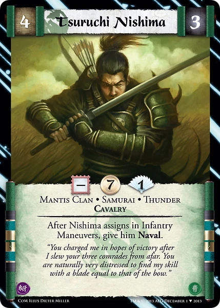 Tsuruchi Nishima/card | L5r: Legend of the Five Rings Wiki | Fandom