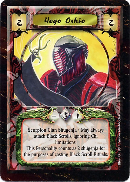 Yogo Oshio/card | L5r: Legend of the Five Rings Wiki | Fandom