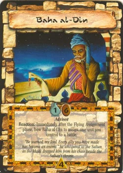 Baha al-Din/card | L5r: Legend of the Five Rings Wiki | Fandom