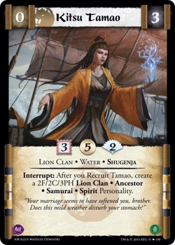 Kitsu Tamao/card | L5r: Legend of the Five Rings Wiki | Fandom