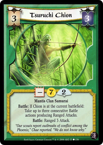 Tsuruchi Chion/card | L5r: Legend of the Five Rings Wiki | Fandom