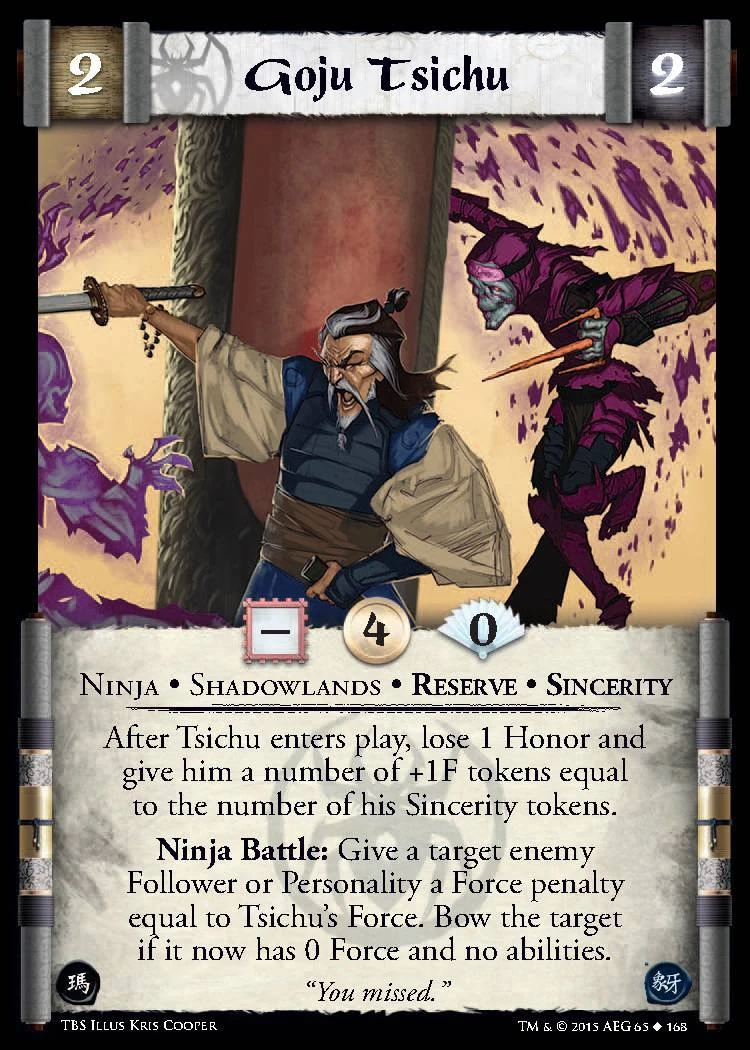Goju Tsichu/card | L5r: Legend of the Five Rings Wiki | Fandom