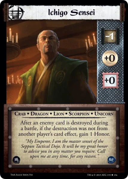 Ichigo Sensei/card | L5r: Legend of the Five Rings Wiki | Fandom