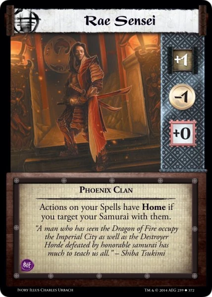 Rae Sensei/card | L5r: Legend of the Five Rings Wiki | Fandom