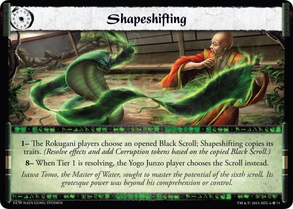 Shapeshifting (clock)/card | L5r: Legend of the Five Rings Wiki | Fandom