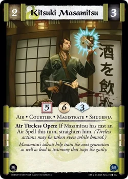 Kitsuki Masamitsu/card | L5r: Legend of the Five Rings Wiki | Fandom