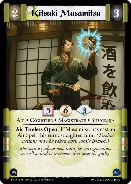 Kitsuki Masamitsu/card | L5r: Legend of the Five Rings Wiki | Fandom