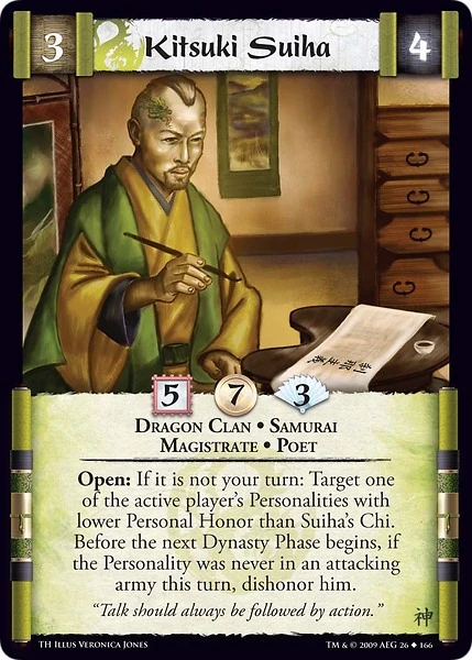 Kitsuki Suiha/card | L5r: Legend of the Five Rings Wiki | Fandom