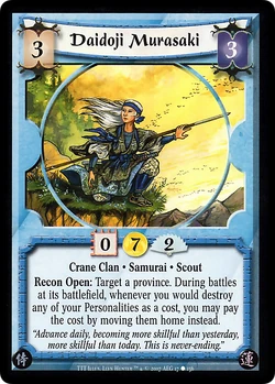 Daidoji Murasaki/card | L5r: Legend of the Five Rings Wiki | Fandom