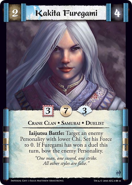 Kakita Furegamicard L5r Legend Of The Five Rings Wiki Fandom