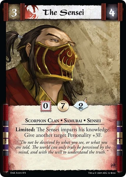 The Sensei/card | L5r: Legend of the Five Rings Wiki | Fandom