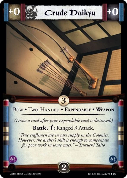 Crude Daikyu/card | L5r: Legend of the Five Rings Wiki | Fandom