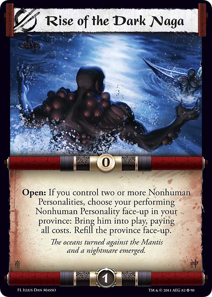 Rise of the Dark Naga/card | L5r: Legend of the Five Rings Wiki | Fandom Rise of the Dark Naga/card | L5r: Legend of the Five Rings Wiki | Fandom