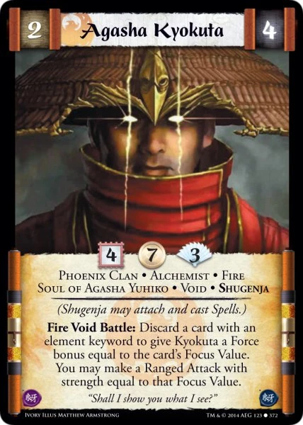 Agasha Kyokuta/card | L5r: Legend of the Five Rings Wiki | Fandom