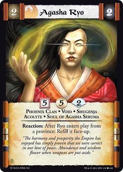 Agasha Ryo/card | L5r: Legend of the Five Rings Wiki | Fandom
