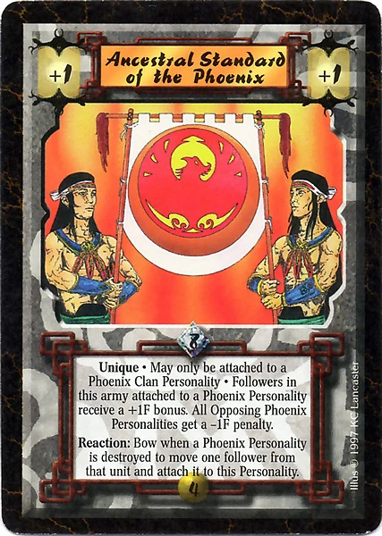 Ancestral Standard of the Phoenix/card | L5r: Legend of the Five Rings ...