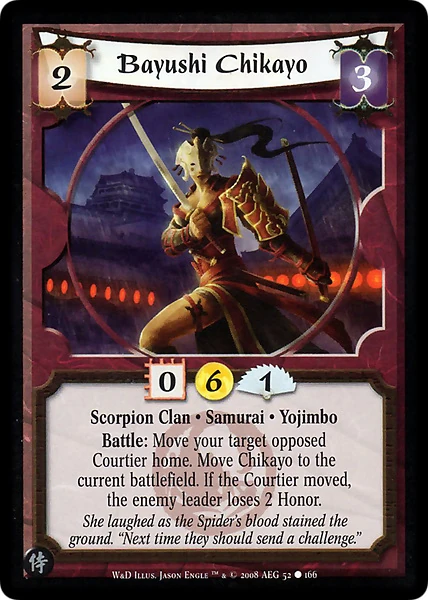 Bayushi Chikayo/card | L5r: Legend of the Five Rings Wiki | Fandom