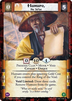 Hamuro, the Wise/card | L5r: Legend of the Five Rings Wiki | Fandom