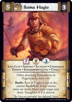 Ikoma Hagio Exp/card | L5r: Legend of the Five Rings Wiki | Fandom