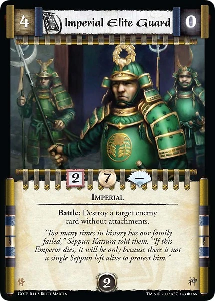 Imperial Elite Guard/card | L5r: Legend of the Five Rings Wiki | Fandom