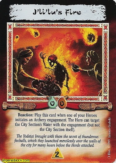 J'li'lu's Fire/card | L5r: Legend of the Five Rings Wiki | Fandom