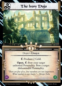 The Ivory Dojo/card | L5r: Legend of the Five Rings Wiki | Fandom