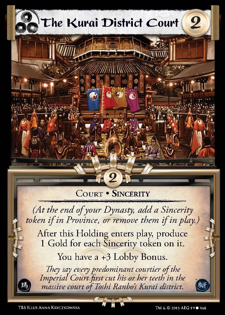 The Kurai District Court/card | L5r: Legend of the Five Rings Wiki | Fandom