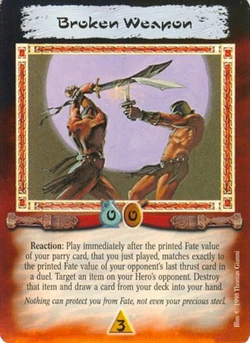 Broken Weapon/card | L5r: Legend of the Five Rings Wiki | Fandom