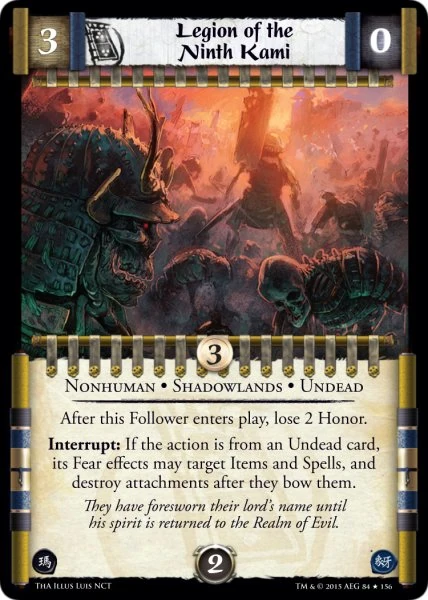 Legion of the Ninth Kami/card | L5r: Legend of the Five Rings Wiki | Fandom