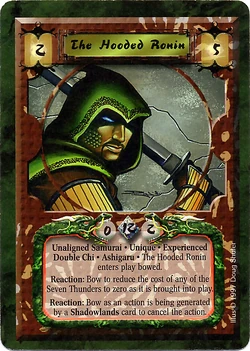 The Hooded Ronin Exp/card | L5r: Legend of the Five Rings Wiki | Fandom