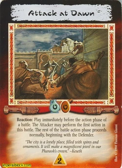 Attack at Dawn/card | L5r: Legend of the Five Rings Wiki | Fandom