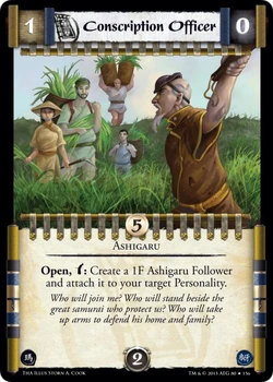 Conscription Officer/card | L5r: Legend of the Five Rings Wiki | Fandom