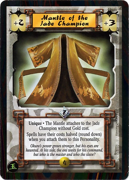 Mantle of the Jade Champion/card | L5r: Legend of the Five Rings Wiki ...