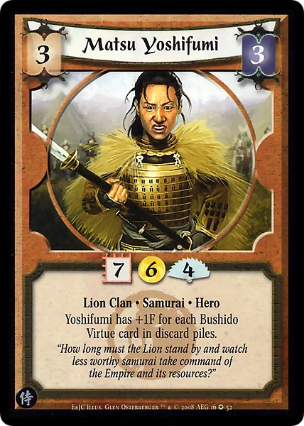 Matsu Yoshifumi/card | L5r: Legend of the Five Rings Wiki | Fandom