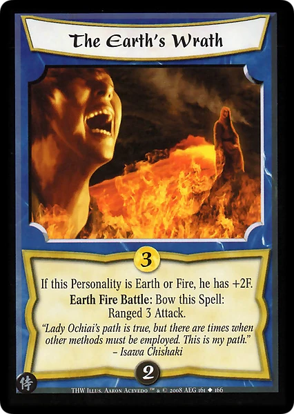 The Earth's Wrath/card | L5r: Legend of the Five Rings Wiki | Fandom