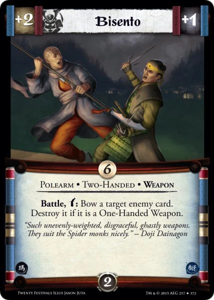 Bisento/card | L5r: Legend of the Five Rings Wiki | Fandom