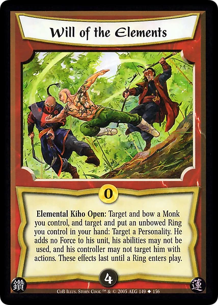 Will of the Elements/card | L5r: Legend of the Five Rings Wiki | Fandom